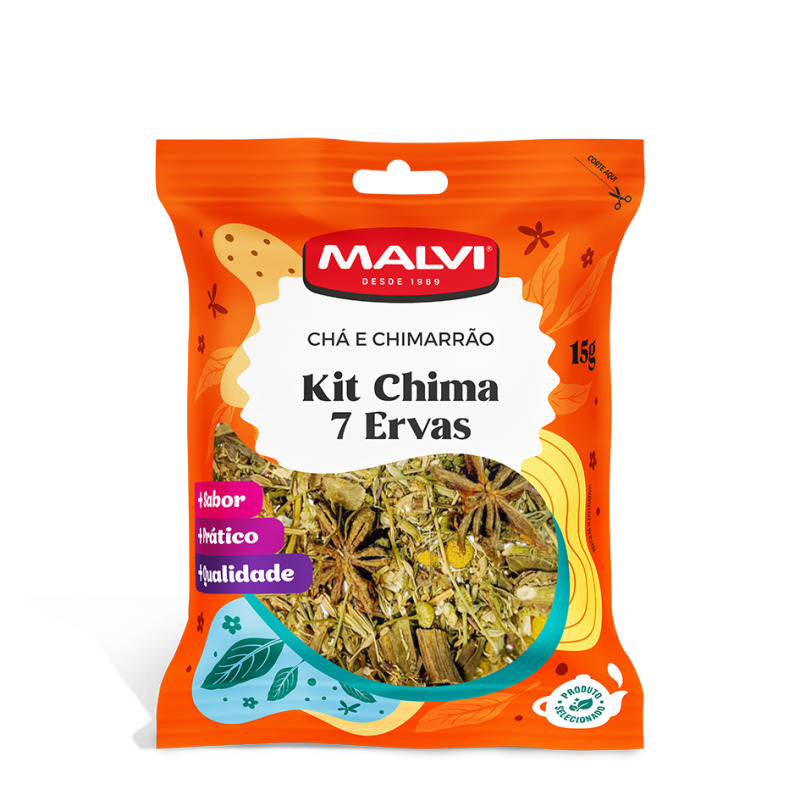 MALVI BRASIL - KIT CHIMA 7 ERVAS 15G (SACHÊ)