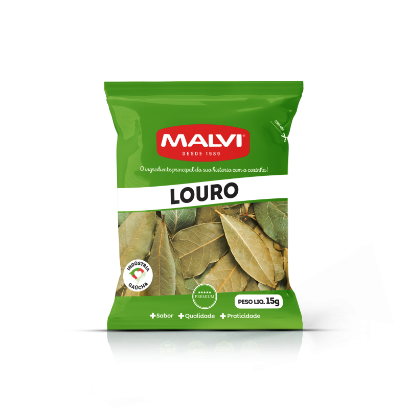 MALVI BRASIL - LOURO FOLHAS 10G (SACHÊ)